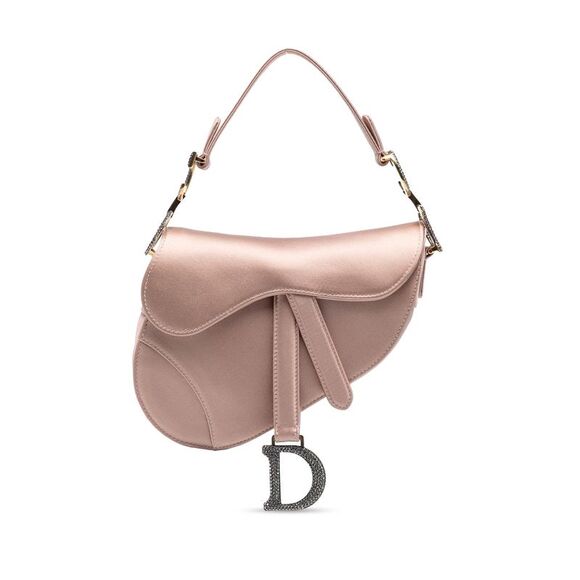 Dior | Bags | Dior Mini Satin Crystal Embellished Saddle Bag | Poshmark